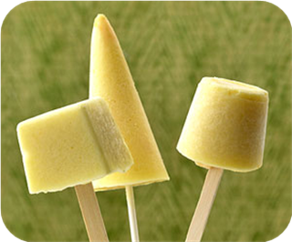 Mango-yogurt pops (KitchenPC)