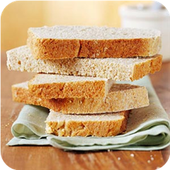 Four-grain bread (KitchenPC)